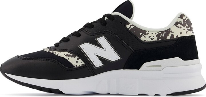 New Balance 997 sneakers with print in black - ShopStyle