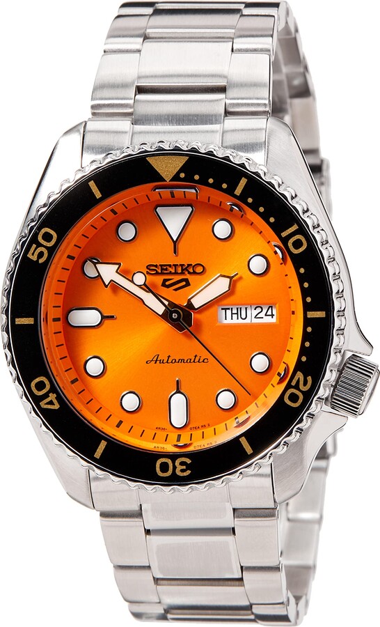 Seiko Men's Analogue Automatic Watch with Stainless Steel Strap ...