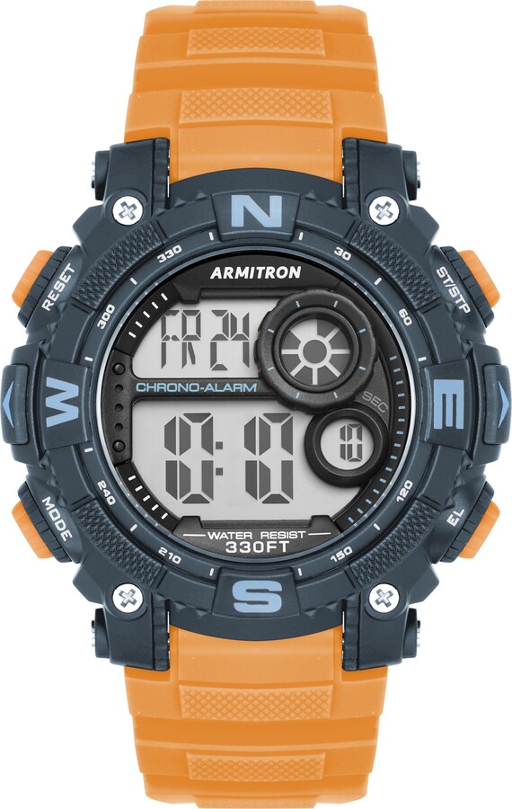 Armitron Sport Men's Digital Chronograph Resin Strap Watch - ShopStyle