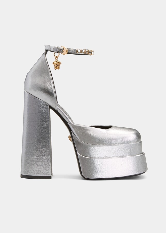 Versace Medusa Aevitas Platform Pumps - ShopStyle