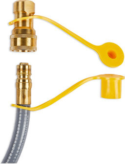 Jensen Co Daisley Square Concrete Propane Fire Pit Table Natural Gas ...