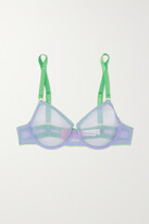 Dora Larsen + Net Sustain Coralee Clean Recycled-tulle Underwired Bra ...