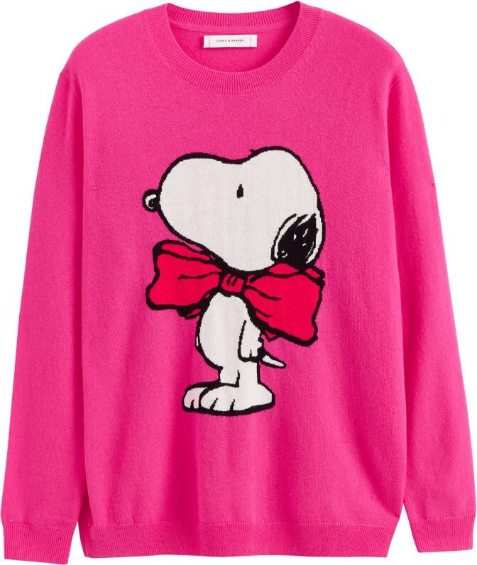 Chinti and Parker X Peanuts Wool-Cashmere Snoopy Sweater - ShopStyle