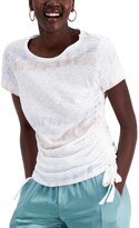 INC International Concepts Printed Ruched-Side Top, Created for Macy's ...