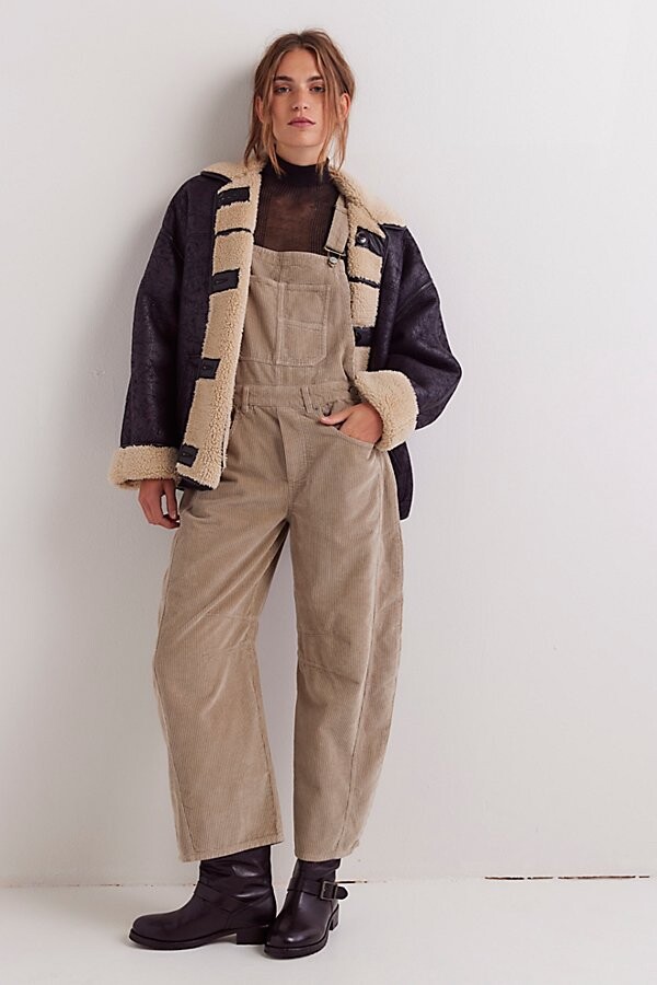 Free People We The Free Good Luck Cord Overalls - ShopStyle Jumpsuits ...