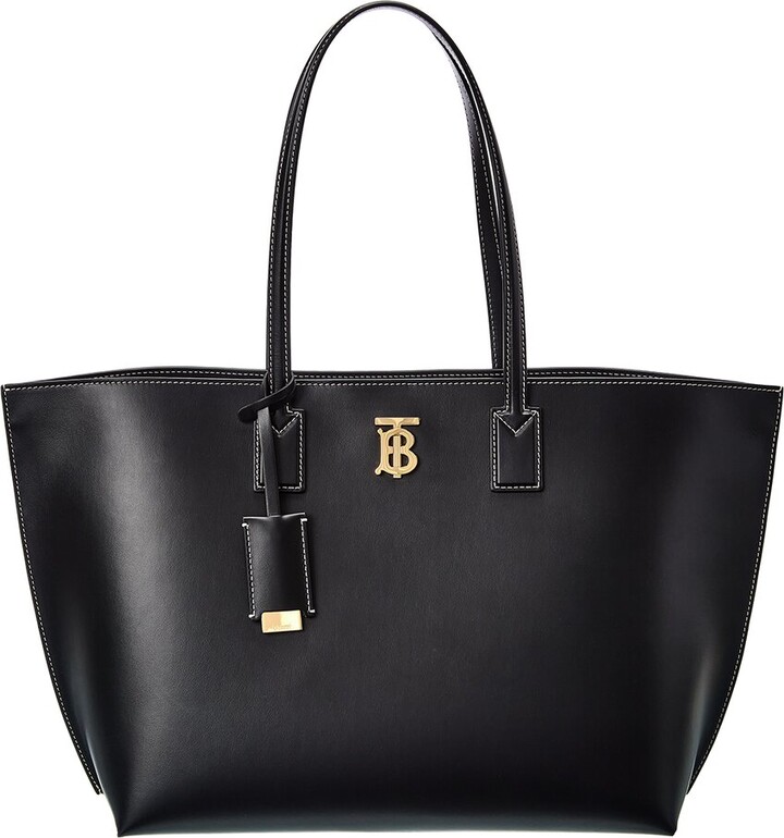 Burberry Tb Medium Leather Tote - ShopStyle