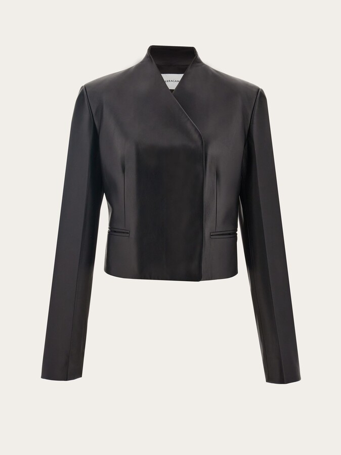 Ferragamo Leather Jacket - ShopStyle