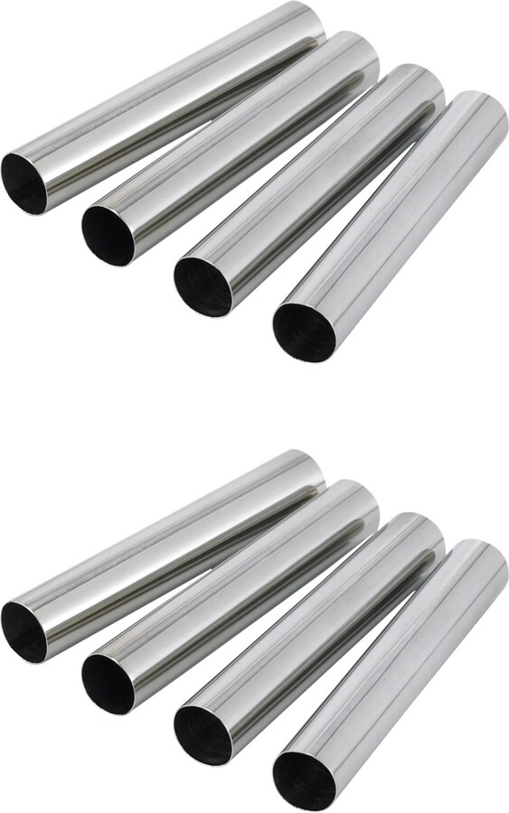 Fante's Set of 8 Mini Cannoli Maker Forms, Stainless Steel The Italian ...