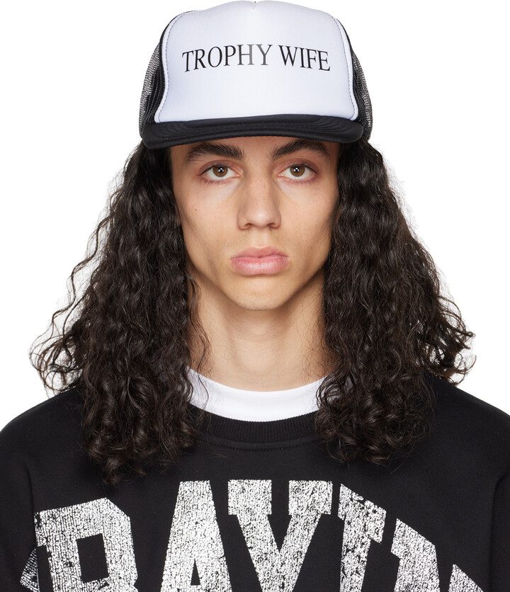 Praying Black & White 'Trophy Wife' Cap - ShopStyle Hats