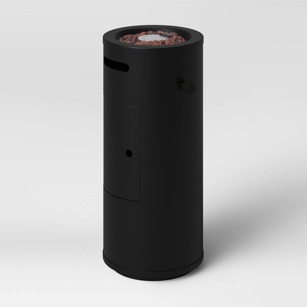 Threshold 22" Round Metal Outdoor Column Fire Pit - ShopStyle