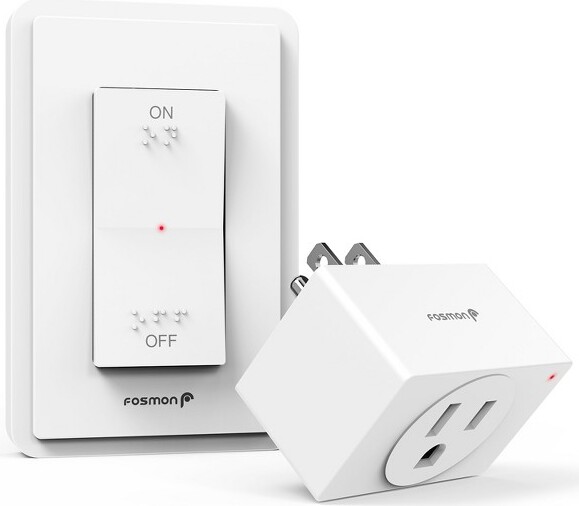 Fosmon WavePoint [ETL Listed] Wireless US Outlet Plug with Remote ...