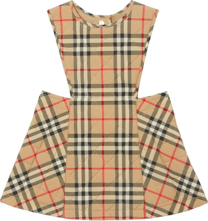 Burberry Children Vintage Check pinafore dress - ShopStyle