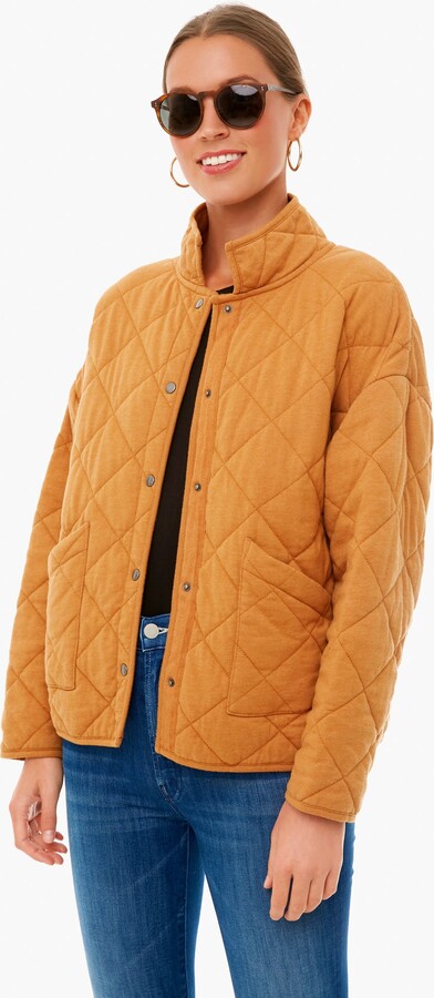 Z Supply Camel Maya Quilted Jacket - ShopStyle