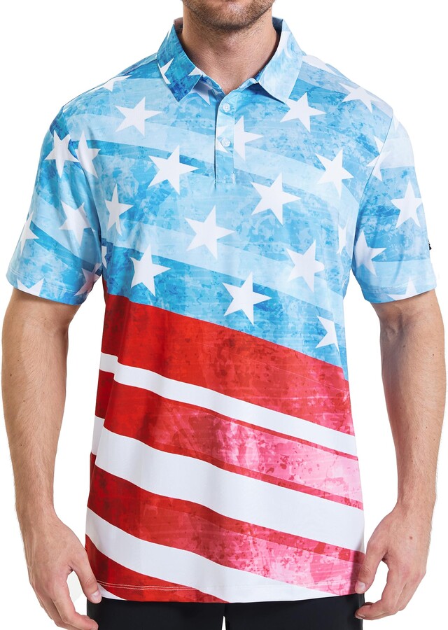 SPORTY BUFF Men's Golf Polo Shirt - Standout Performance Quick-Dry Golf ...