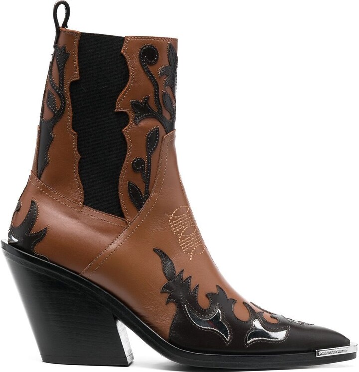 Paco Rabanne Santiag cowboy boots - ShopStyle