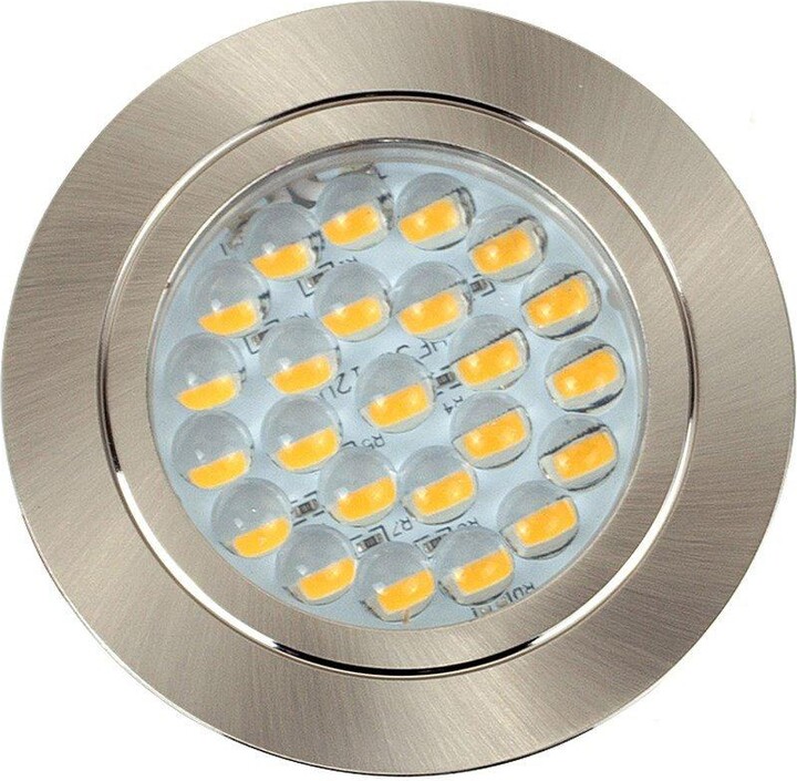 ValueLights Downlight Caravan/Boat 10 Pack Silver Ceiling Downlight ...
