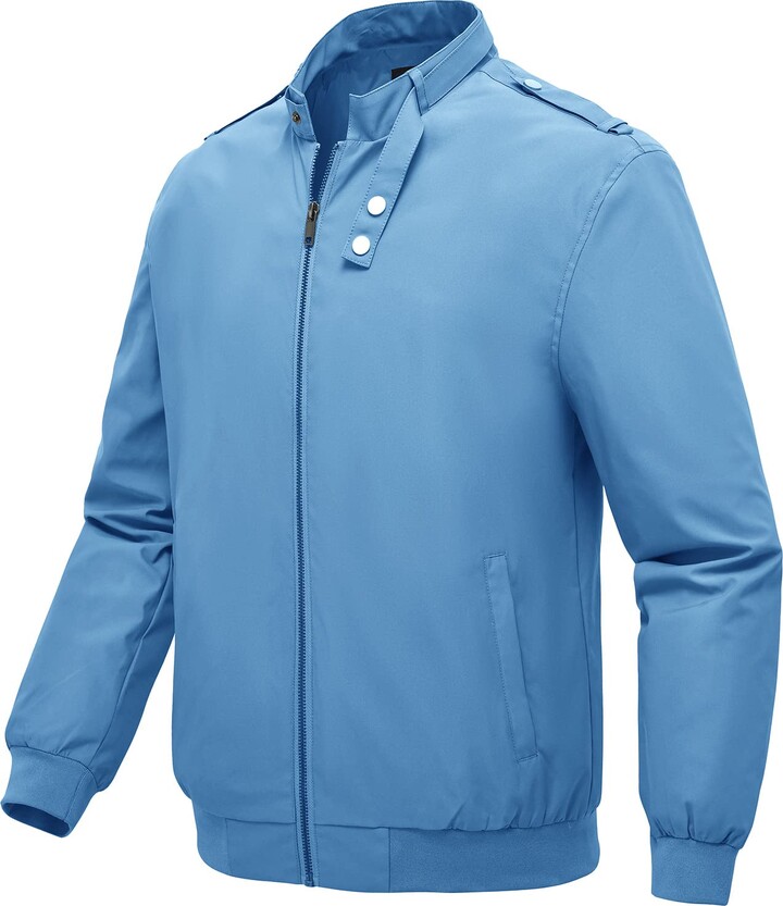 donhobo Men's Spring Bomber Casual Jackets - ShopStyle