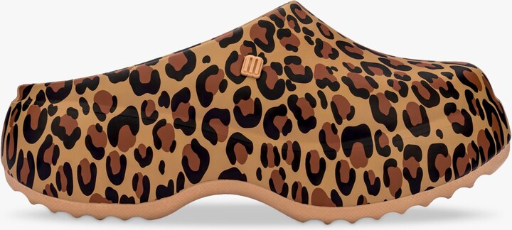 Melissa Free Clog Leopard Print Platform Clogs - ShopStyle