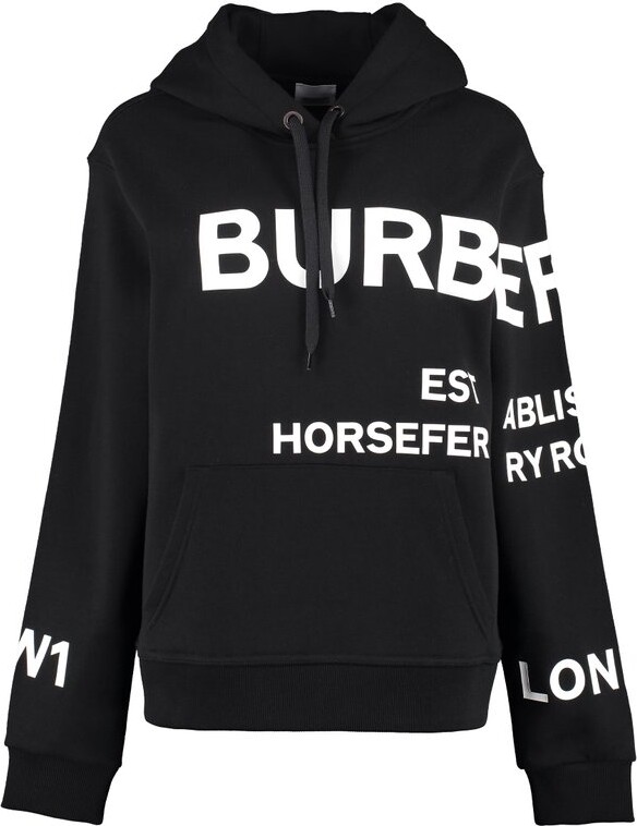 Burberry Horseferry Printed Oversized Hoodie - ShopStyle