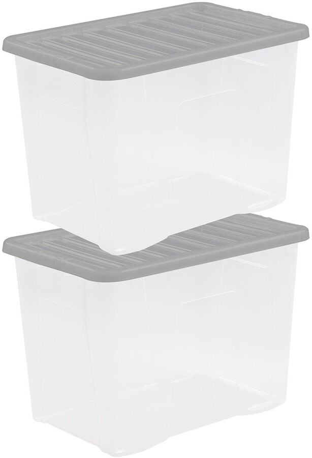 Wham Crystal Set Of 3 Boxes And Lids- 80 Litres - ShopStyle Home