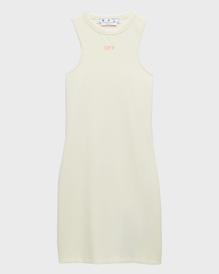 Off-White Sleek Rowing Mini Dress - ShopStyle