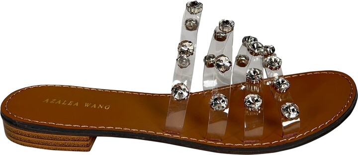AZALEA WANG Baysick Clear Slide Sandal - ShopStyle