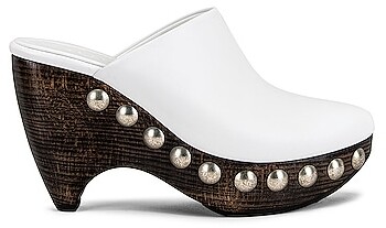 Alaia Le Sabot Clogs in White - ShopStyle