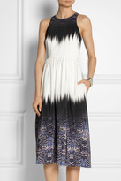 Tibi Printed silk dress - ShopStyle