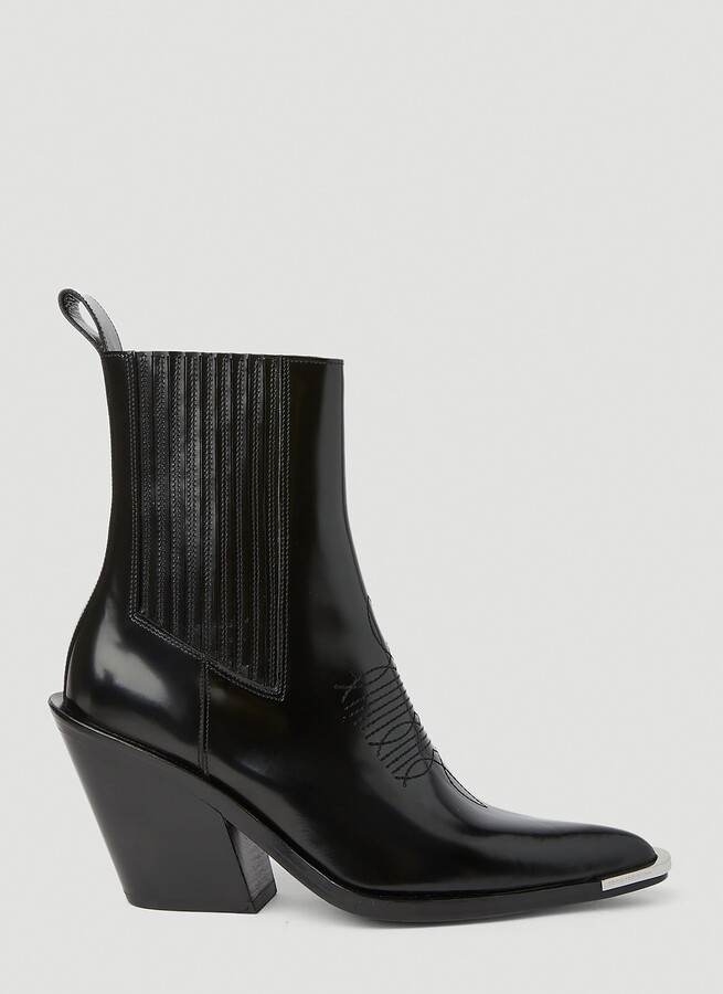 Paco Rabanne Cowboy Boots in Black - ShopStyle