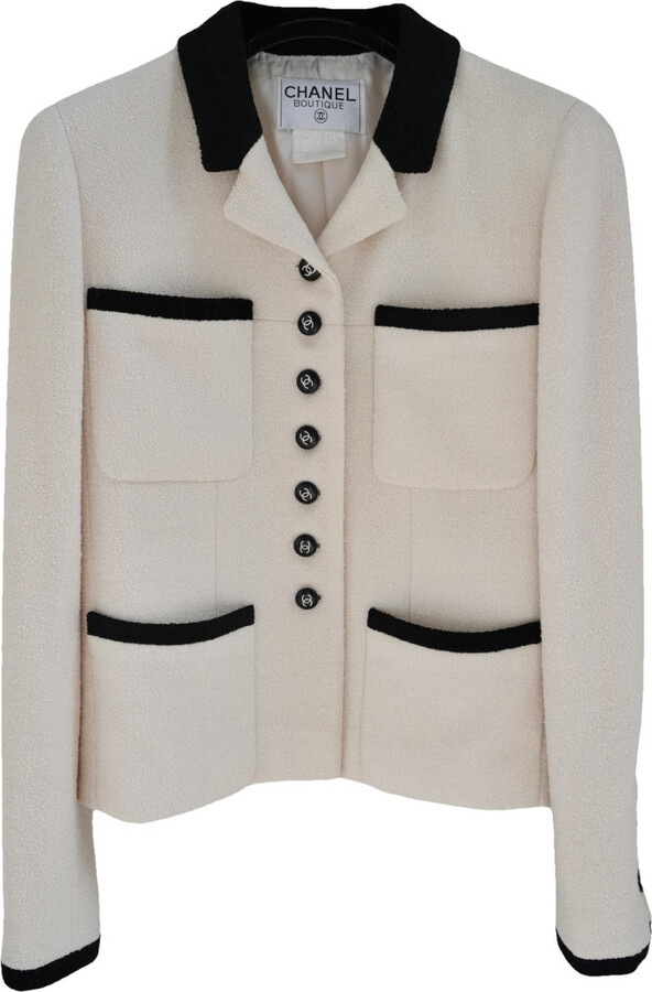 Chanel La Petite Veste Noire wool jacket - ShopStyle Vests