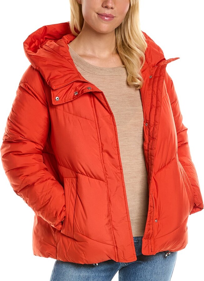 Sam Edelman Chevron Puffer Jacket - ShopStyle