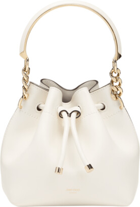 Jimmy Choo Bon Bon Bucket/s Soft Shiny Calf Leather - ShopStyle
