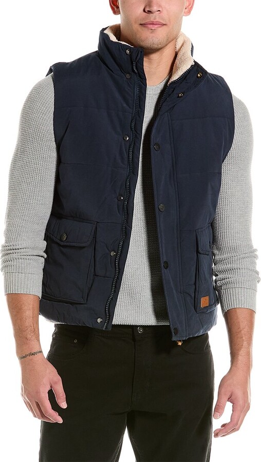 Point Zero Sherpa Puffer Vest - ShopStyle
