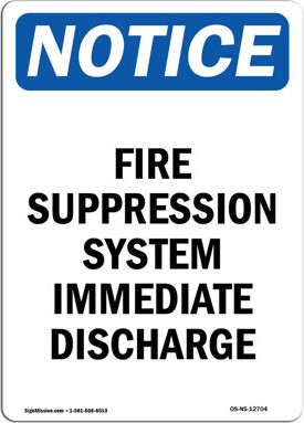 SignMission Fire Suppression System Immediate Sign - ShopStyle Laptop ...