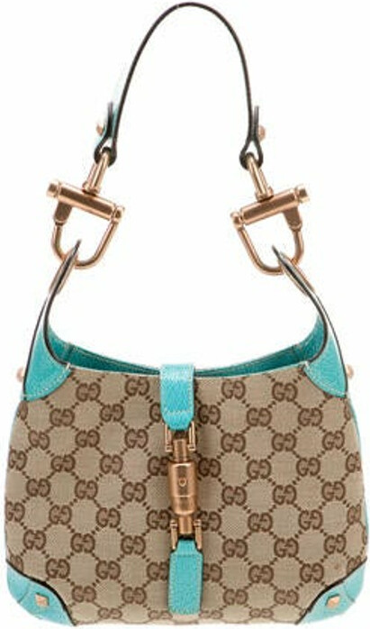 Gucci GG Canvas Mini Piston Lock Jackie O Hobo - ShopStyle Shoulder Bags