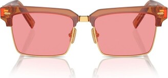 Miu Miu Eyewear Square-Frame Sunglasses - ShopStyle