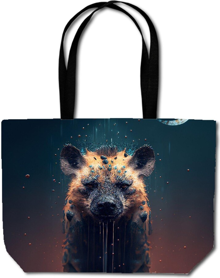 Warren Reed - Designer Hyena Face Splashart Dark Background Beach ...
