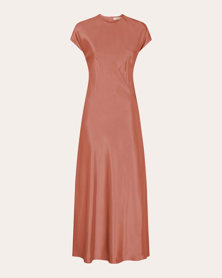 Hanna Fiedler Levi Bias-Cut Silk Dress - ShopStyle