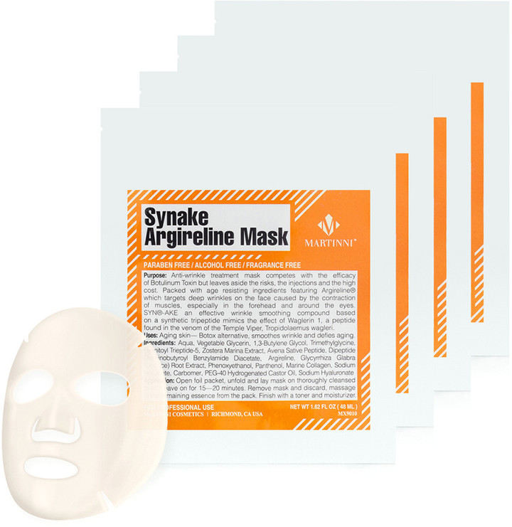 Martinni Beauty 4Pc Synake Argireline [Botox Alternative] Face Mask ...