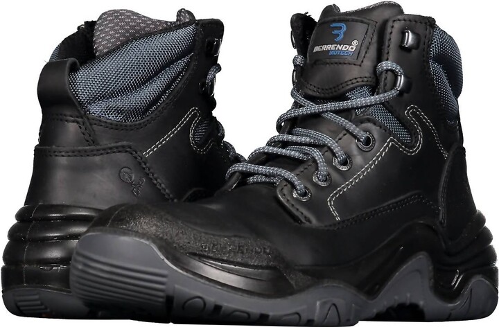 Berrendo Men'S Steel Toe Work Boots In Black - ShopStyle