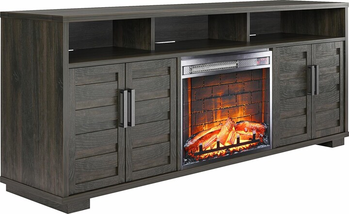 Ameriwood Home Foxwick Electric Fireplace Console TV Stand for TVs up to 75" - ShopStyle