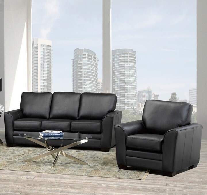 Coja Mabel Leather Sofa and Chair Set - ShopStyle Bar & Counter Stools