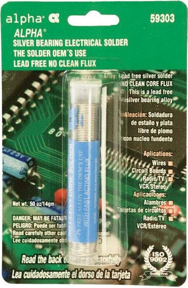 Alpha Lead-Free Flux Core Solder Silver Bearing 1 pc - ShopStyle Pastry & Baking Tools