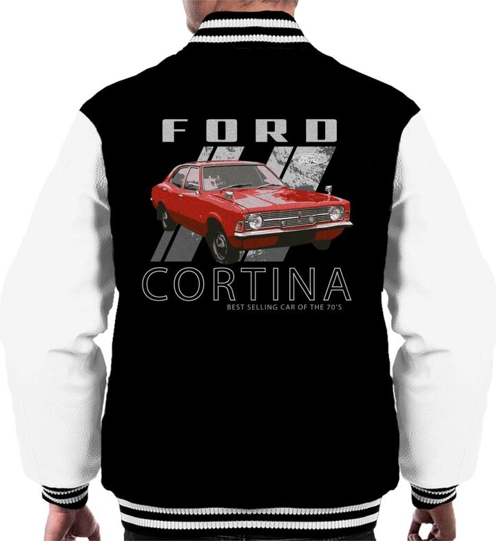 All+Every Ford Cortina of The 70s Men's Varsity Jacket Black/White ...