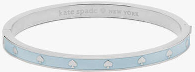 Kate Spade Spot The Spade Enamel Hinged Bangle - ShopStyle Bracelets