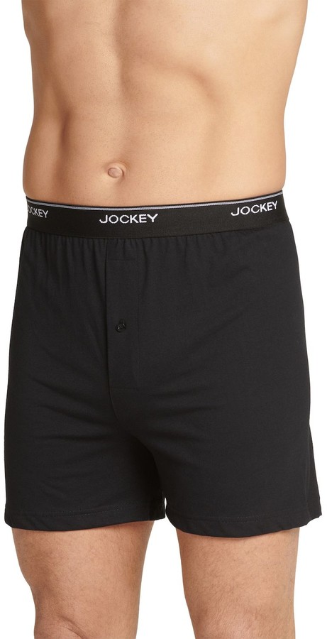 Jockey Men's Knit Boxer - ShopStyle Briefs