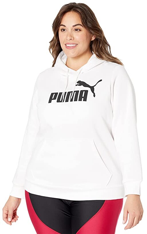 Puma Plus Size Essentials Logo Fleece Hoodie - ShopStyle