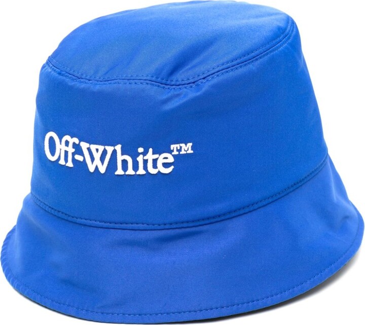 Off-White Logo-Print Bucket Hat - ShopStyle