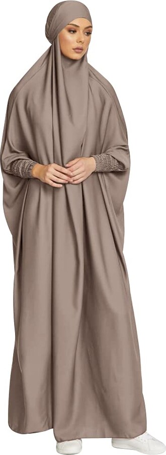 Odizli Abaya for Women Muslim UK Hijab Hooded Long Sleeve Full Length ...