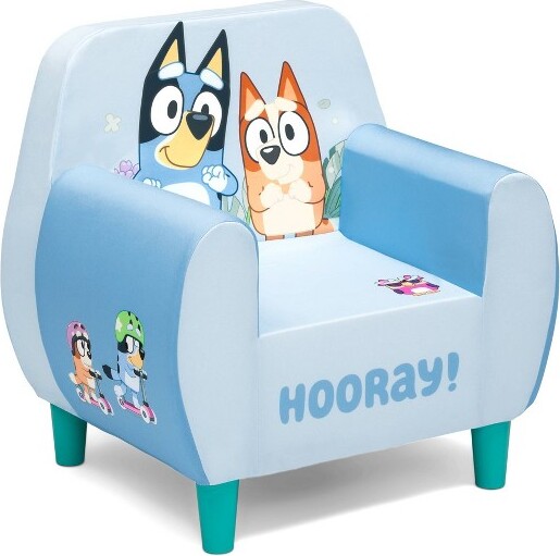 Delta Children Bluey Kids' Foam Chair - Blue - ShopStyle Armchairs ...